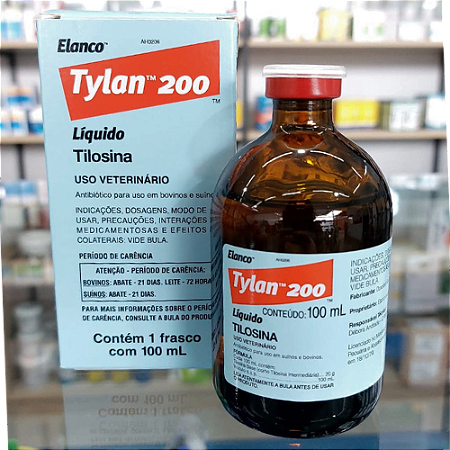 Tylan 200 100ml Elanco - Farmácia da Vaca - Farmácia Veterinária ...