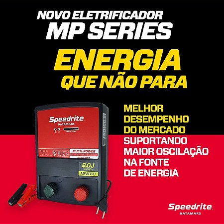 Eletrificador Cerca Elétrica Rural MP1000 - Speedrite - Completa ...