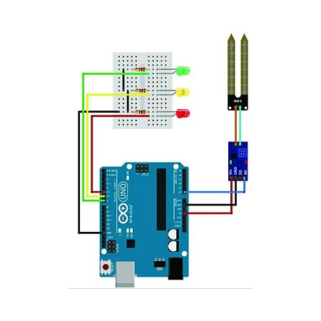 Sensor De Umidade Do Solo - Higrômetro Para Arduino - TCJ ELETRÔNICA