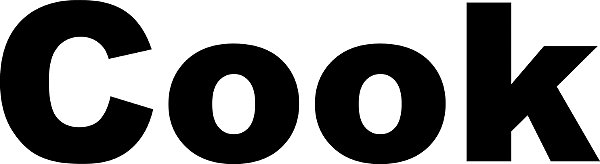 Lettering - Cook - Disartes Decor