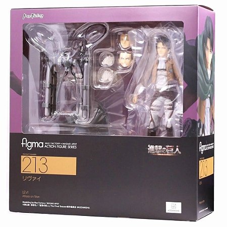 Levi Ackerman Figma - Blister Toys - Action figures e Colecionáveis