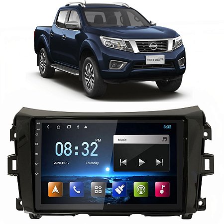 Kit Central Multimídia Android Frontier 2017 2018 2019 2020 2021 2022 9 Polegadas Black Piano ...