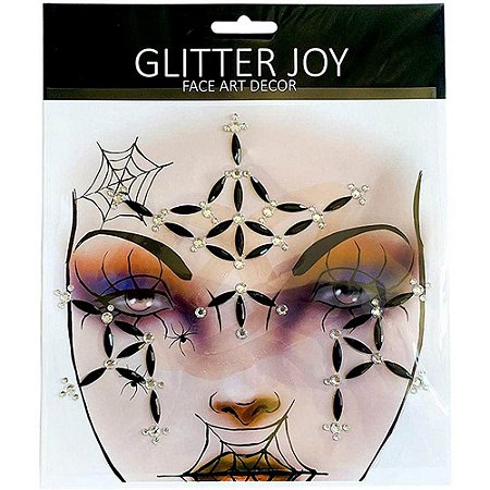 Adesivo Facial Face Sticker Halloween - Alegra Festa - Artigos para Festas