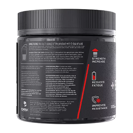 Creatina + Beta Alanina 300g - Dark Lab - Nutricentral Suplementos e ...
