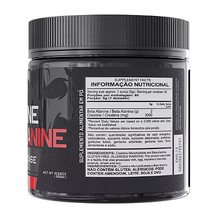 Creatina + Beta Alanina 300g - Dark Lab - Nutricentral Suplementos e ...
