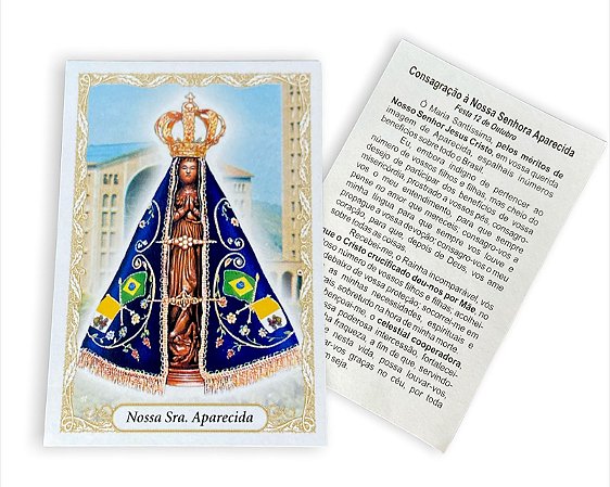 100 Santinho Folheto Oração Nossa Senhora Aparecida - Santissima Mae ... 100 Santinho Folheto Oração Nossa Senhora Aparecida - Santissima Mae ...