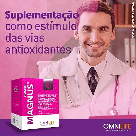 MAGNUS SUPREME, CX COM 30 SACHÊS, 240GR - Omnilife Saúde - Distribuidor ...