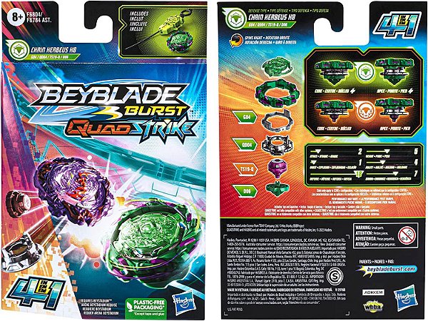 Beyblade Burst QuadStrike Chain Kerbeus K8 F6804 Hasbro - Star Brink ...