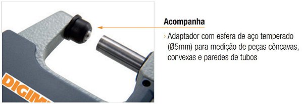 Compre aqui - Micrômetro Digital Externo de 25-50mm Digimess - CÔVADO ...