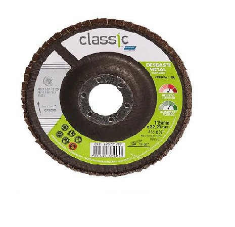 Norton Flap Fibra R801 Classic 115x22,2mm - A Melhor Loja de Tintas da ...