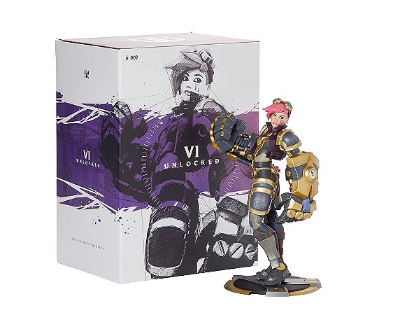 Vi Estátua Unlocked League Of Legends LOL #002 - AS Colecionáveis - AS ...