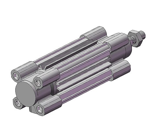 CP96SDB32-50 CILINDRO PNEUMATICO DUPLA ACAO ISO 15552 DIAMETRO 32 MM ...