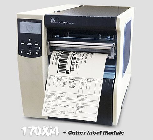 Impressora Industrial Zebra 170Xi4 + Cutter - Lservice peças e impressoras.