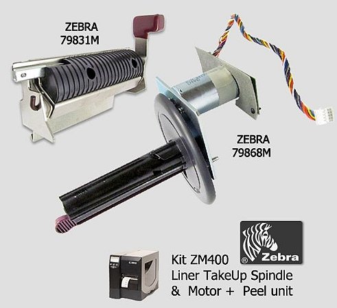 Destacador de etiquetas + Rebobinador Zebra ZM400 - Lservice peças e ...
