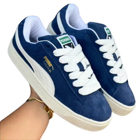 Tênis Masculino PUMA Suede Azul Royal - MAGAZINE - Moda, calçados ...