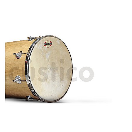 Rebolo Cônico 12"x50 Contemporânea Em Madeira Com Pele Couro - O ...