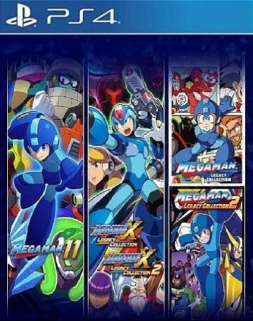 Mega Man 30th Anniversary Bundle Ps4 e Ps5 Mídia Digital Psn - Jota Games