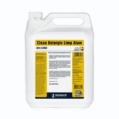 Cozinha Clean Detergin Limpa Alumínio Pronto Uso 5L Ref 210221 ...
