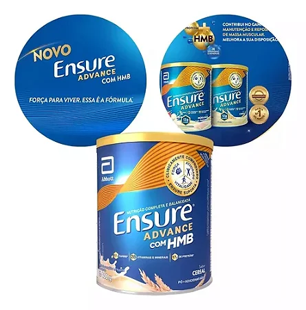 ENSURE ADVANCE CEREAL 400G - ABBOTT - Divina Nutrição Enteral