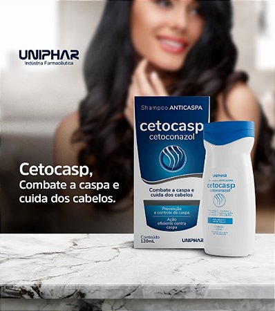 CETOCASP SHAMPOO CETOCONAZOL 120ML - FarmaViver - Farmácia Online 24 horas