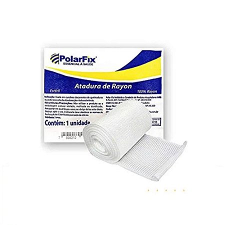 ATADURA RAYON ESTERIL 7,5CMX5M POLARFIX - FarmaViver