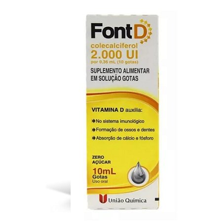 VITAMINA D - FONT D 2000UI 10ML - FarmaViver