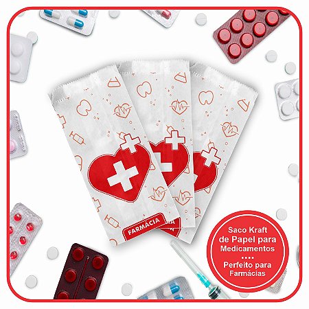 Saco para Farmácia - 500 Unidades - Dalpack Embalagens