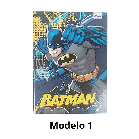 Caderno Batman Brochura 96 Folhas - Papel Picado - Papelaria, presentes ...