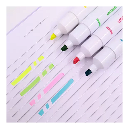 Kit Marca Texto Apagável 4 Cores - Papel Picado - Papelaria, presentes ...