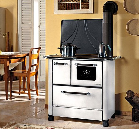 Fogão italiano a Lenha La Nordica Poesia - em ferro fundido. - Lareiras ...