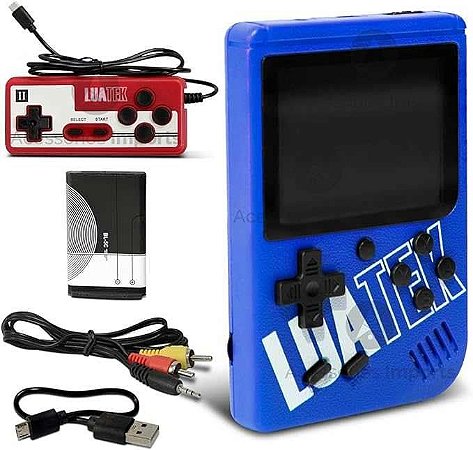 MINI VIDEO GAME PORTATIL RETRO COM 400 JOGOS LEHMOX - LEY-238 - Casa da ...