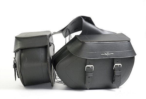 KIt Alforge Lateral Modelo Heritage com suporte de alforje - V2 Custom