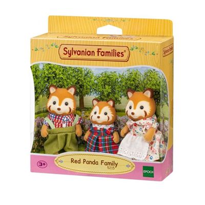Familia Dos Pandas Vermelhos - Sylvanian Families - 5215 - Epoch - Real ...