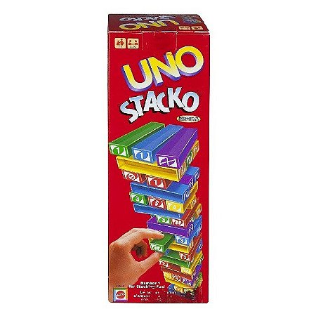 Jogo Uno Stacko - Torre de Empilhar - 43535 - Mattel - Real Brinquedos