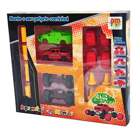 Coleção Aprenda a Montar Carros - DMT5923 - Dm Toys - Real Brinquedos
