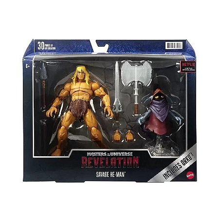Masters Of The Universe Motu Revelation Savage He-Man - GYY41 - Mattel ...