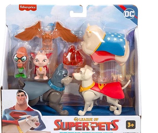DC League of Super Pets - Figuras Multi Pack - Fisher-price - HGL00 ...
