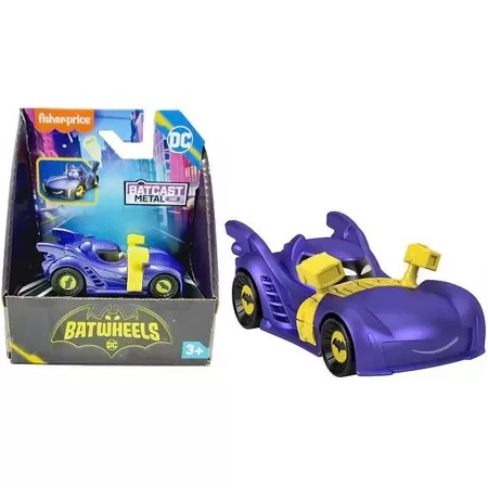 Mini Veiculo Batwheels Dc - Fisher-Price - HML12 - Mattel - Real Brinquedos