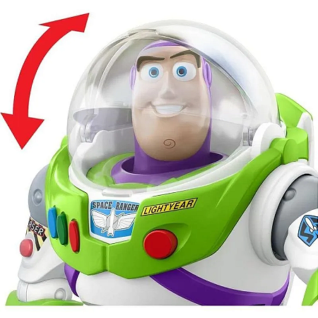 Boneco Buzz Lightyear Articulado C/ Foguete De 35 Sons - HWW56 - Real ...