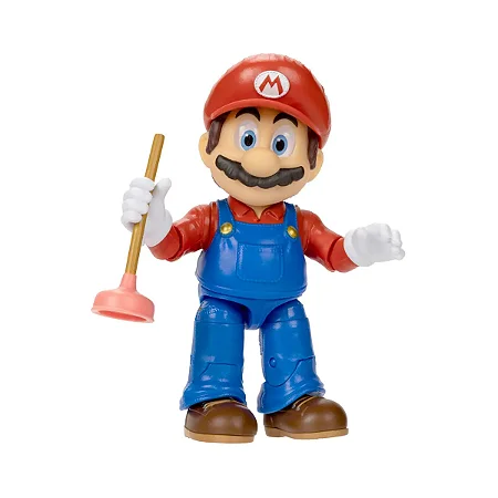 Boneco Mario de 12cm com - Real Brinquedos