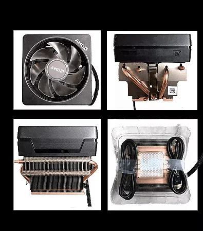 Cooler AMD, Wraith Prism RGB, P/ Socket Am5 e Am4, Am3, Original AMD ...