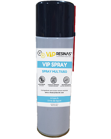 VIP Spray Multiuso - Spray a base de álcool - Loja Vip Resinas
