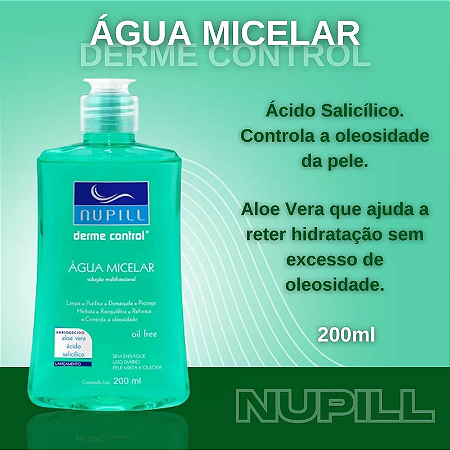 AGUA MICELAR NUPIL 200ml - LOJA ROSA