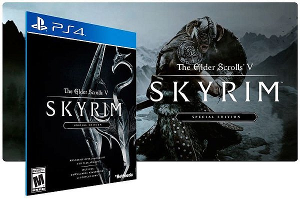 THE ELDER SCROLLS V SKYRIM SPECIAL EDITION Ps4 PS5 Mídia Digital ...