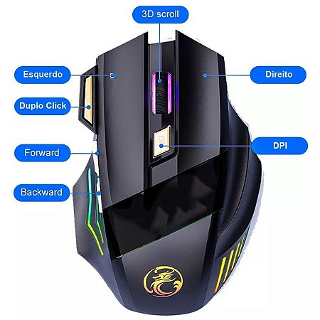 Mouse Gamer Fy-32 - Kepel Suprimentos