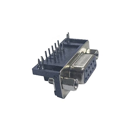 Conector DB09 Fêmea 90º - Tetracomp Componentes Eletrônicos Ltda.