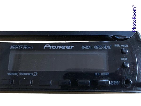 Frente radio Pioneer Mosfet 50Wx4 - Peças Originais para Carros - Loja ...