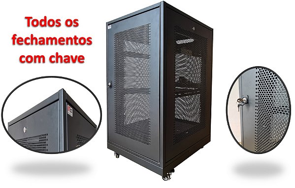 Mini Rack SoHo Completo, para escritórios, agências, pequenas empresas ...