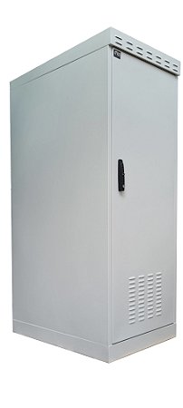 Gabinete Rack Outdoor de piso fabricado em alumínio, com proteção IP55 ...