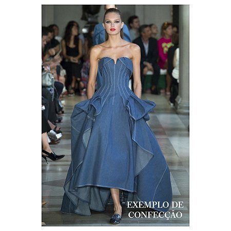 Chambre Jeans Azul (Chambray) - Cia dos Tecidos - Aqui quem tem estilo ...